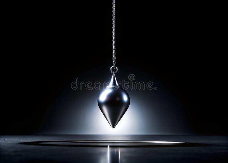 Mystical Pendulum Silhouette a Visual Exploration of Hypnosis Time and ...