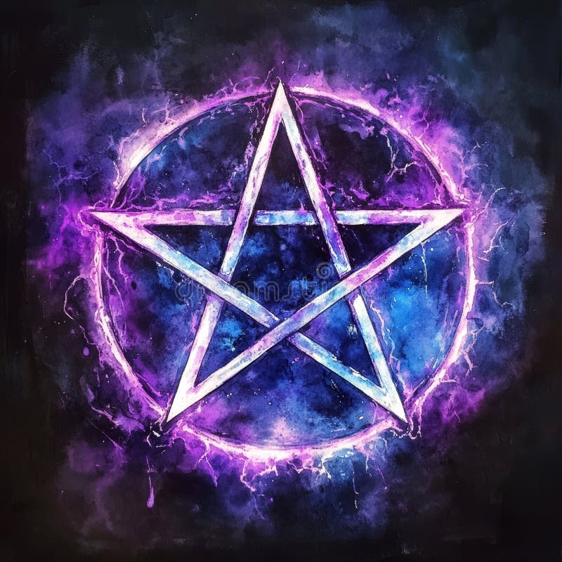 Mystical Pentagram Design: a Colorful Exploration of Magic and ...