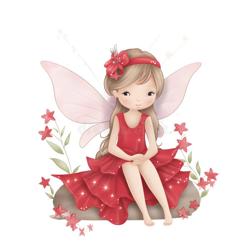 Mystical Pixie Sprite Design Stock Illustration - Illustration of ...