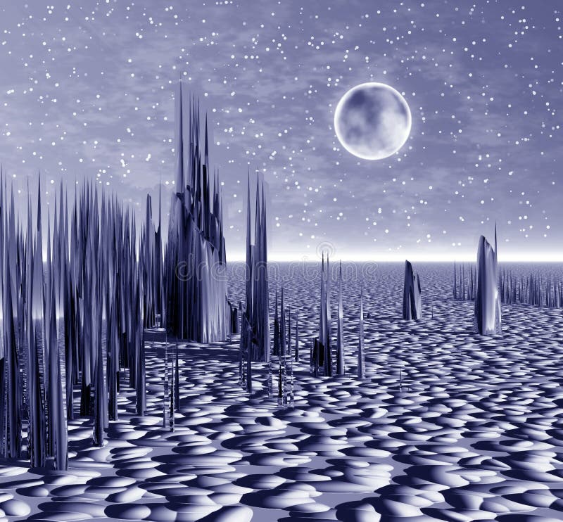 Mystical planet stock illustration. Illustration of light - 497889