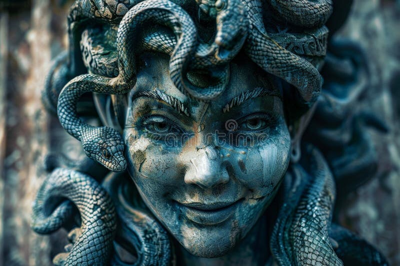 Mystical Portrait of a Mythical Creature Stock Illustration ...