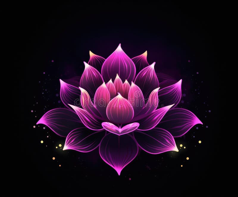 Mystical Purple Lotus Amidst Cosmic Serenity (AI Generated) Stock ... Mystical Purple Lotus Amidst Cosmic Serenity (AI Generated) Stock ...