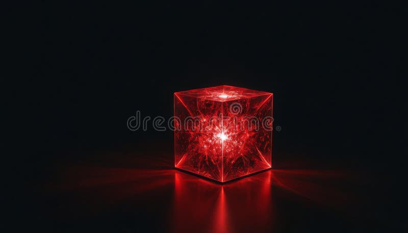 Mystic Red Cube with Inner Glow Stock Illustration - Illustration of ... Mystic Red Cube with Inner Glow Stock Illustration - Illustration of ...
