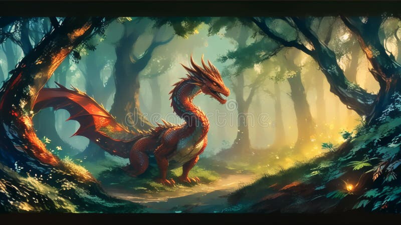 Guardian of the Forest stock video. Video of trees, legend - 302031413