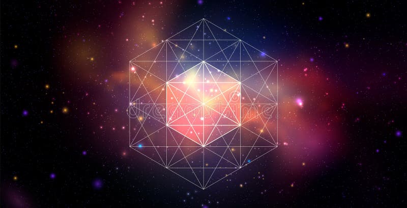 Mystical Sacred Geometry Vector Symbol. Spirituality, Harmony Stock ...