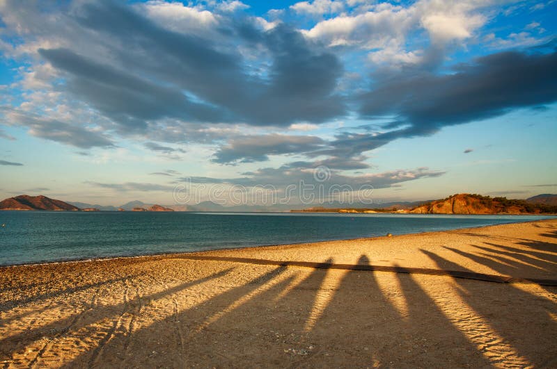 Mystical beach stock photo. Image of coast, rocky, scenic - 57455506