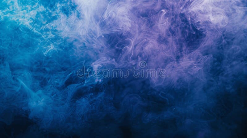 Mystical Smoke Gradient: Abstract Blue and Purple Haze Texture ...