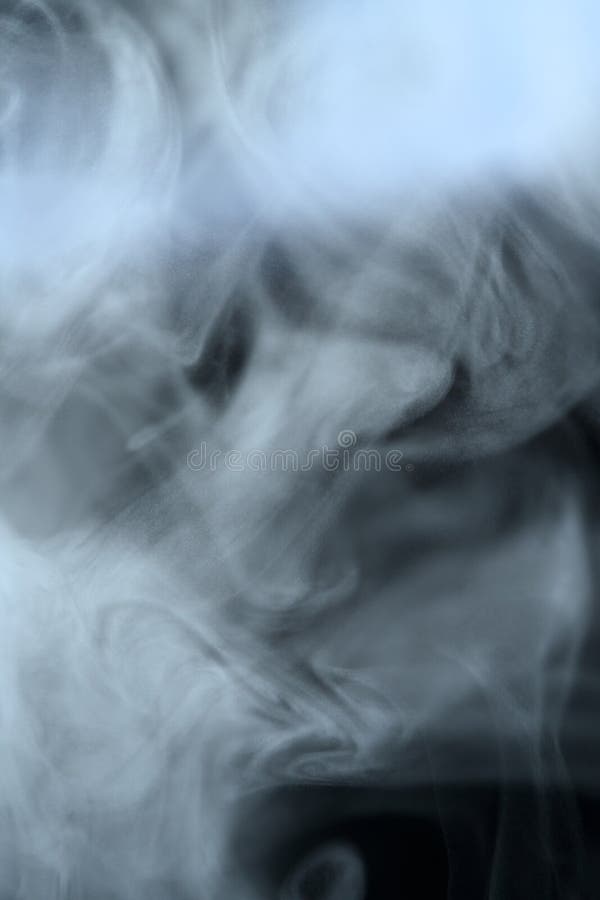 Mystical Smoke Patterns in Soft Blue Tones Create an Enigmatic ...