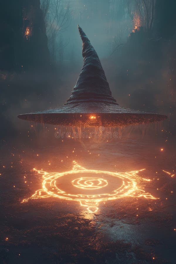 Mystical Sorcery: Unveiling a Floating Wizard Hat Amidst Enchanted ...