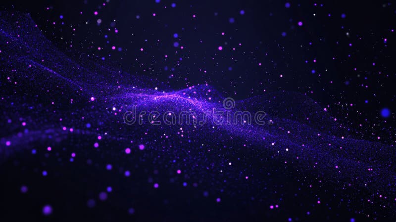 A Mystical Space Environment with a Deep Purple Cinematic Overlay ...