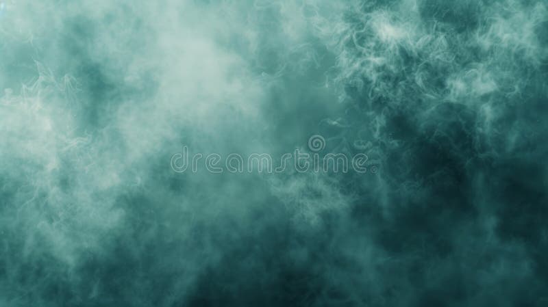 Mystical Teal Smoke Background, Abstract Mist Texture, Teal Green ...
