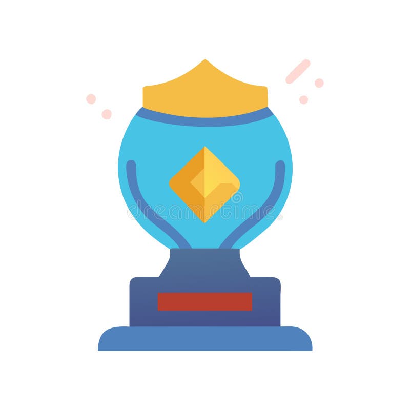 Mystical Trophy for Epic Achievements Stock Vector - Illustration of ...