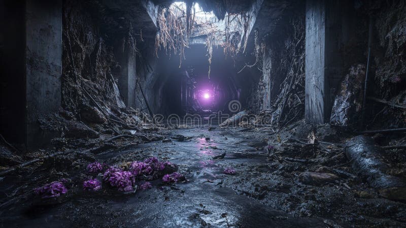 Mystical Underground Realm Immersive Abandoned Location in Dark ...