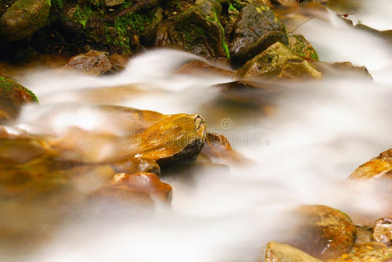Mystical water stock image. Image of stream, waterfall - 14962781
