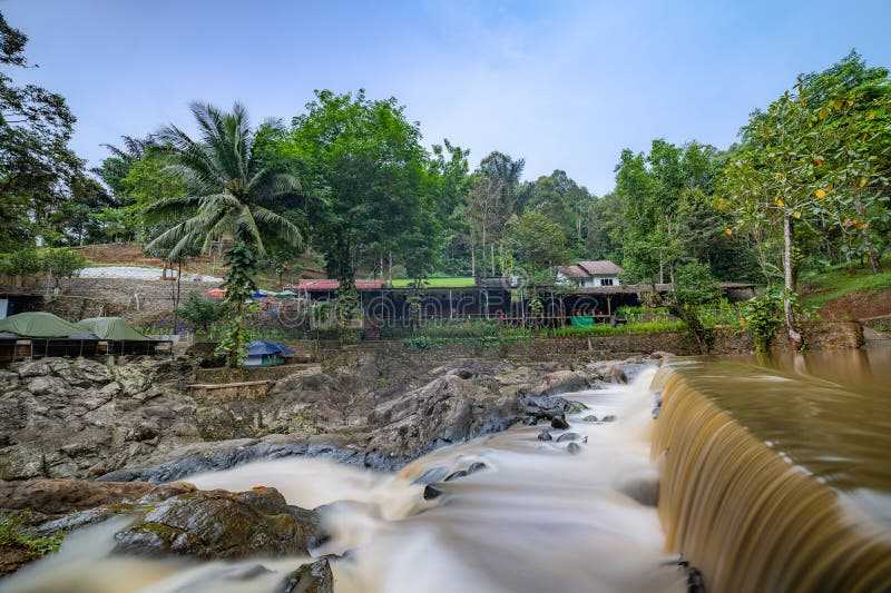 Mystical Waterfall after Rain. Long Exposure Capturing Nature S Calm ...