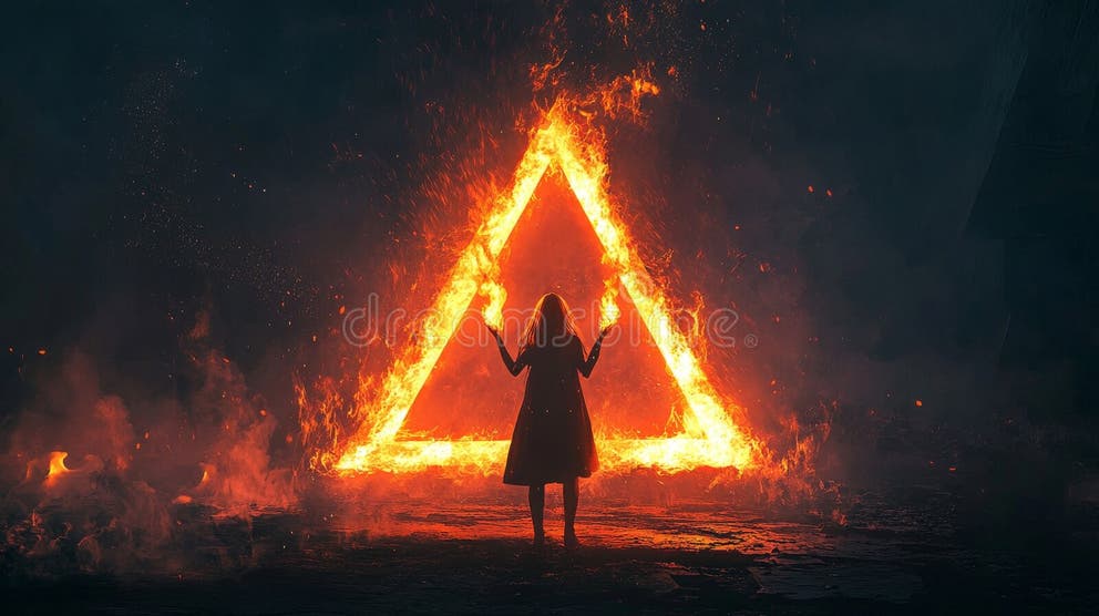 The Mystical Witch Casting Her Ancient Spell - Ultra HD Stock Image ...