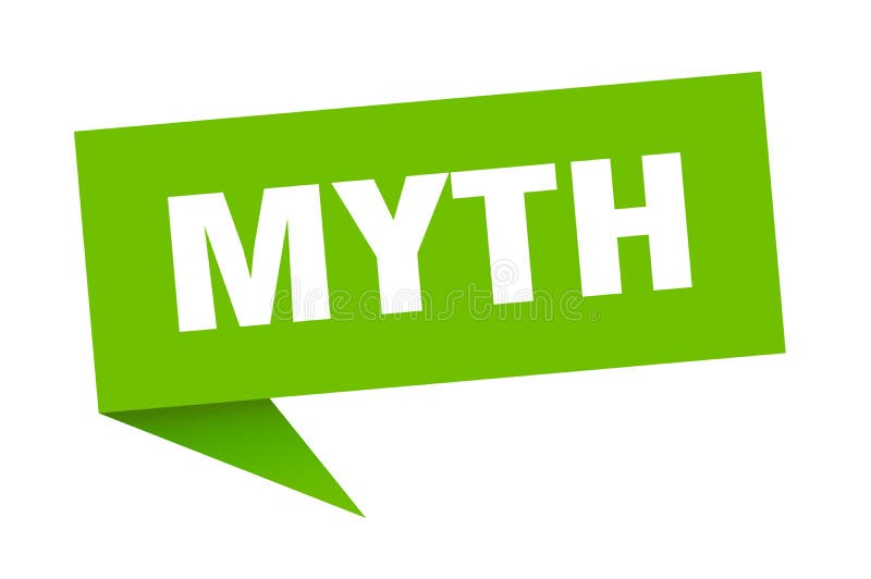 Myth Banner. Myth Speech Bubble Stock Vector - Illustration of design ...
