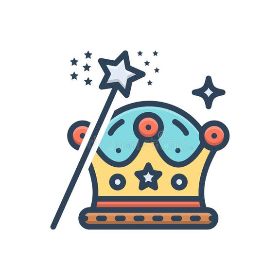 Color Illustration Icon for Myth, Fantasy and Imagination Stock ...