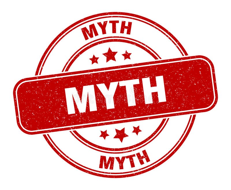 Myth Stamp. Myth Label. Round Grunge Sign Stock Vector - Illustration ...