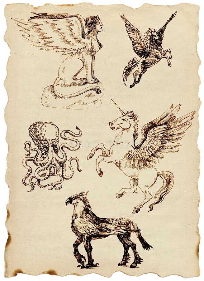 Mythes grecs illustration stock. Illustration du grecs - 23820562