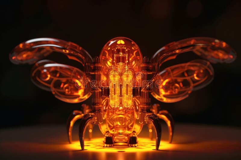 Mythical Beast with Six Wings. Generate Ai Stock Illustration ...