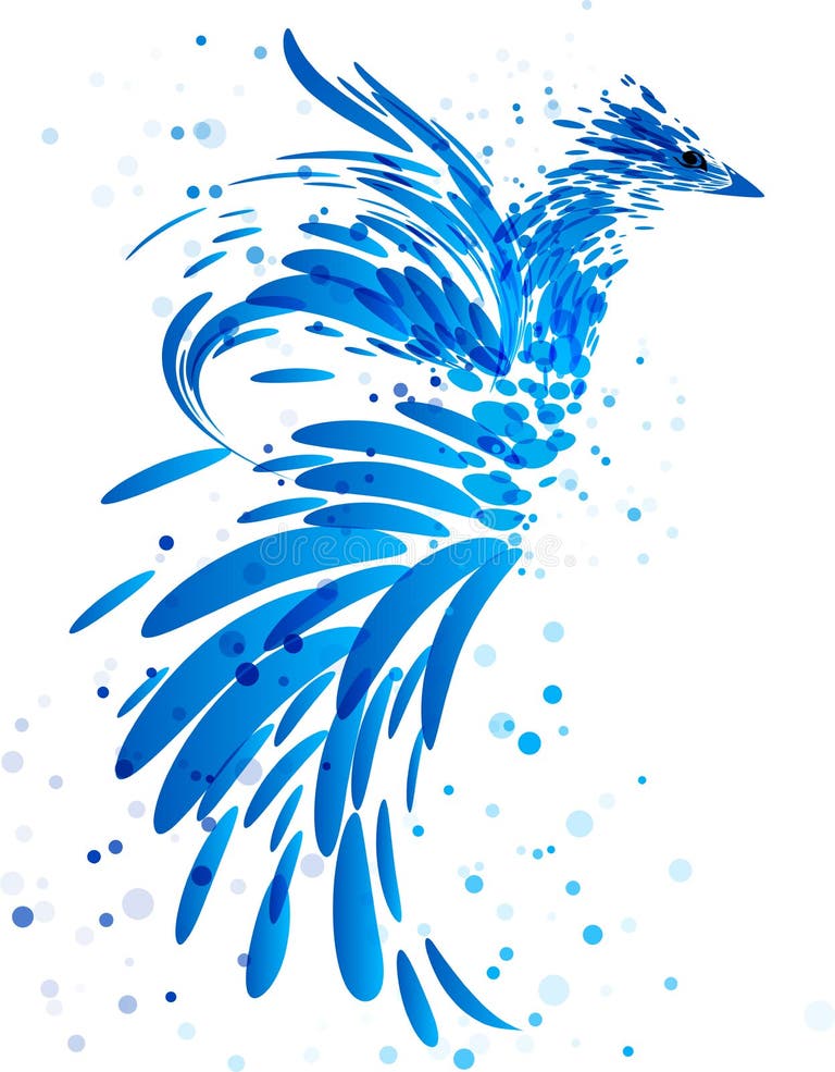 Mythical Blue Bird White Stock Illustrations – 719 Mythical Blue Bird ...