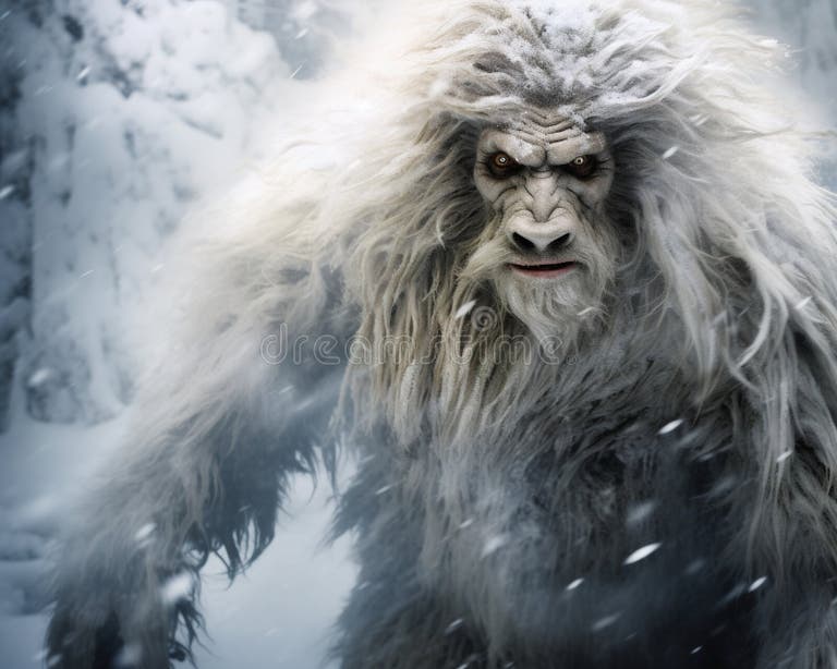 The Mythical Creature Called the Yeti is a Mythical Creature. Stock ...
