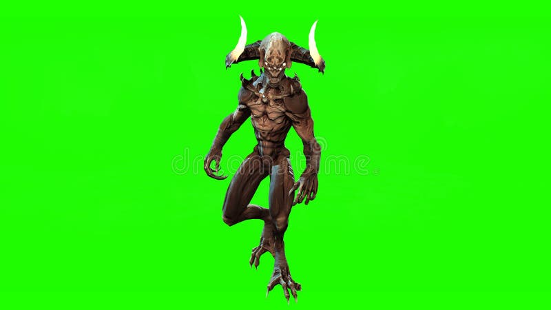 Demon Mutant Mythical Monster 3d Stock Illustrations – 43 Demon Mutant ...