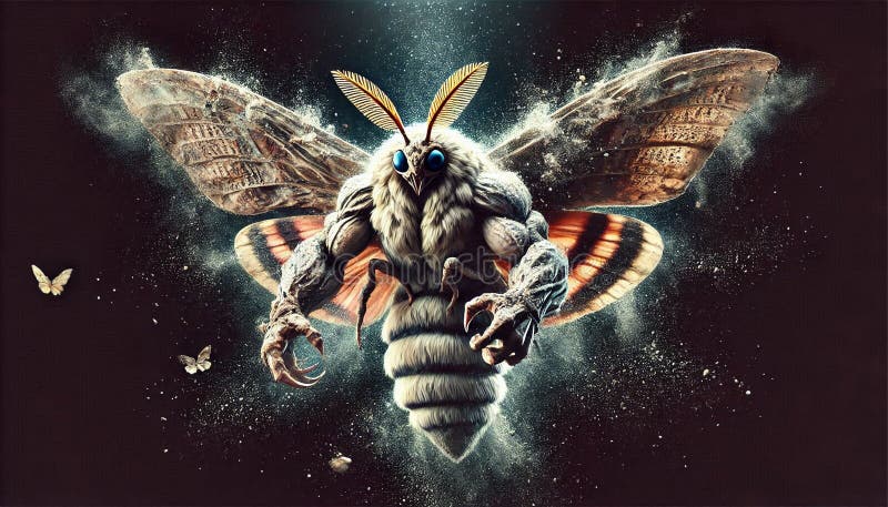 Mythical Monster: Abstract Butterfly Stock Illustration - Illustration ...