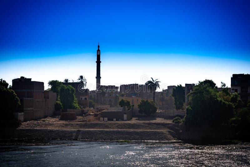 Mythical River of the Country of the Pharaohs in Egypt Stock Photo ...