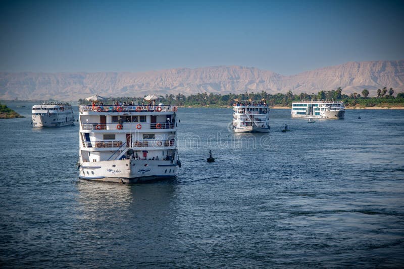 Mythical River of the Country of the Pharaohs in Egypt Stock Photo ...
