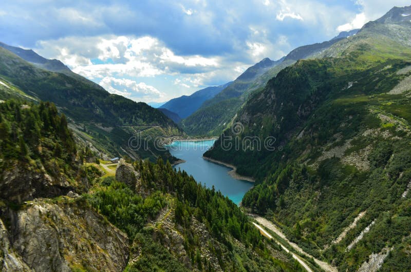A mythical valley stock image. Image of alps, mythical - 96194257