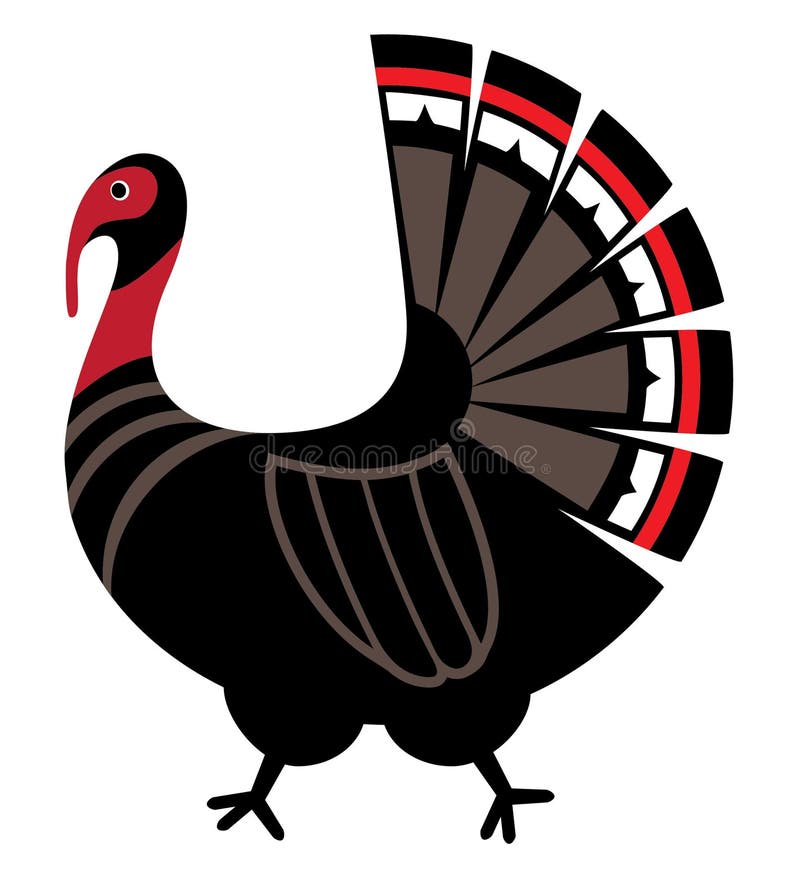 Turkey Feathers Vector