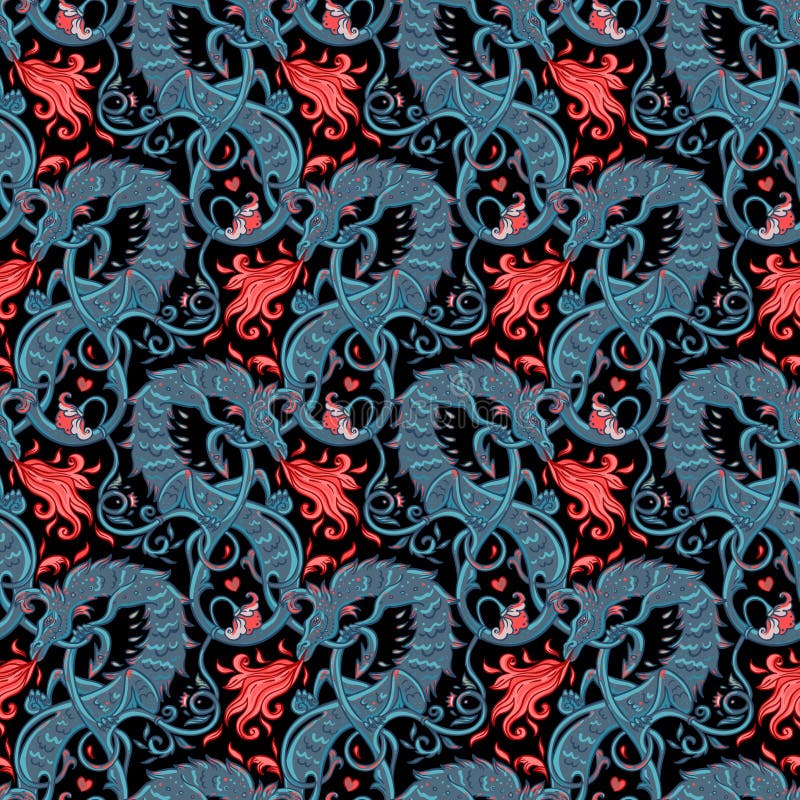 Mythological Magic Beast Basilisk, Legendary Bizarre Creature. S Stock ...