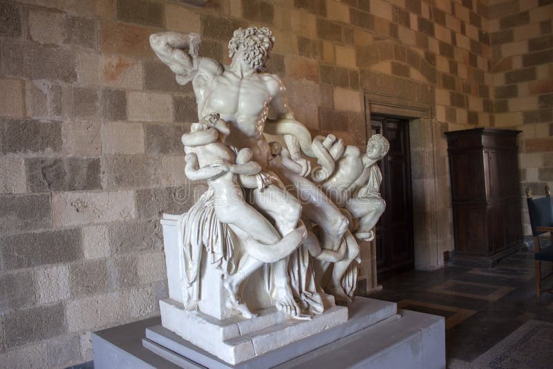 Mythologie De Laocoon, Grecque Et Romaine Image éditorial - Image du ...