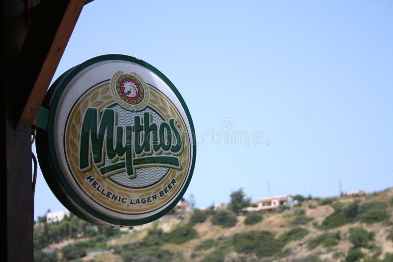 Mythos Beer editorial photography. Image of typical, mythos - 25850202