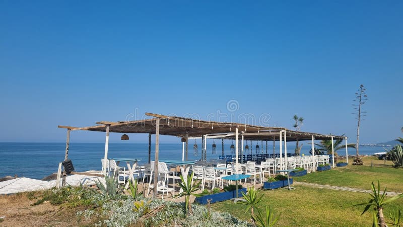 Mytikas Beach in Preveza Greece Summer Holidays Stock Image - Image of ...