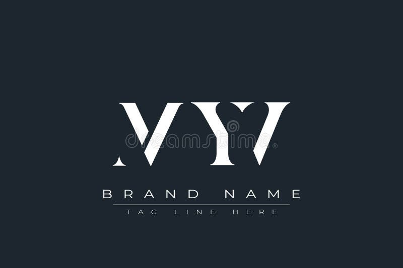 MYV Abstract Letter Logo Design Stock Vector - Illustration of logo ...