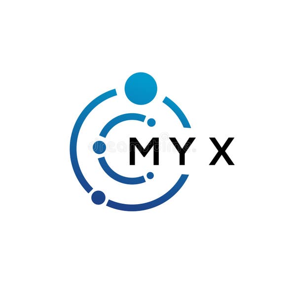 MYX Letter Technology Logo Design on White Background. MYX Creative ...