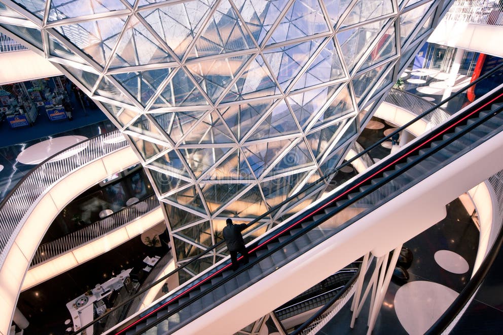 MyZeil Galleries editorial image. Image of escalator - 25256705