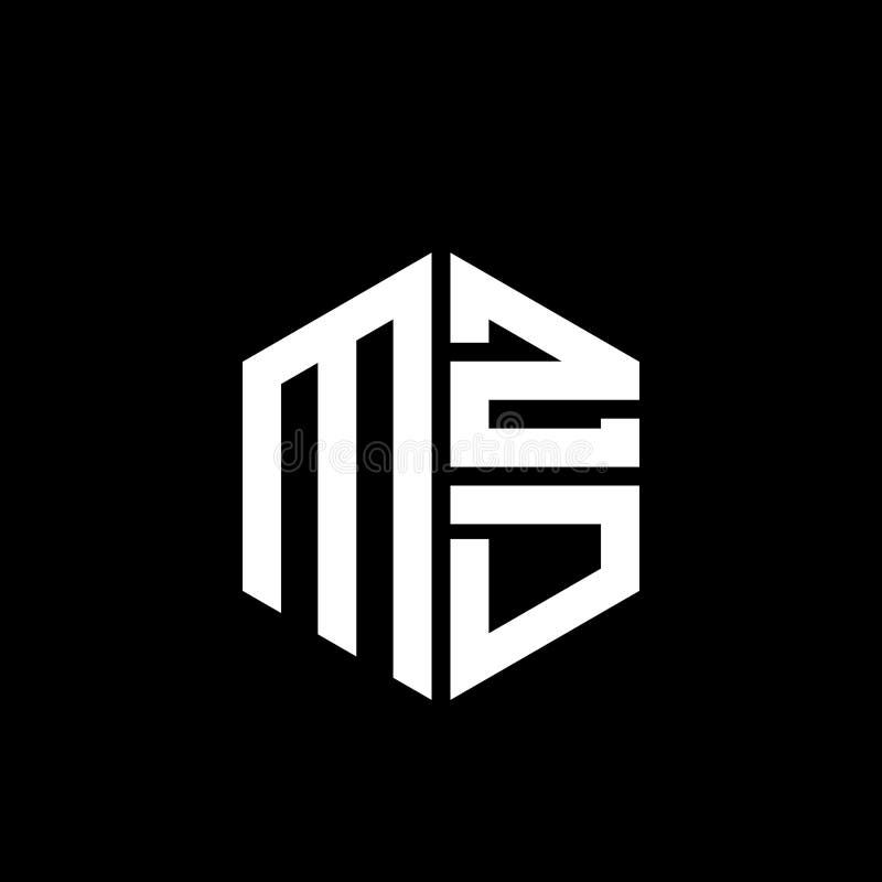 MZD Logo MZD Icon MZD Monogram MZD Letter Minimalist Circle Flat Unique ...