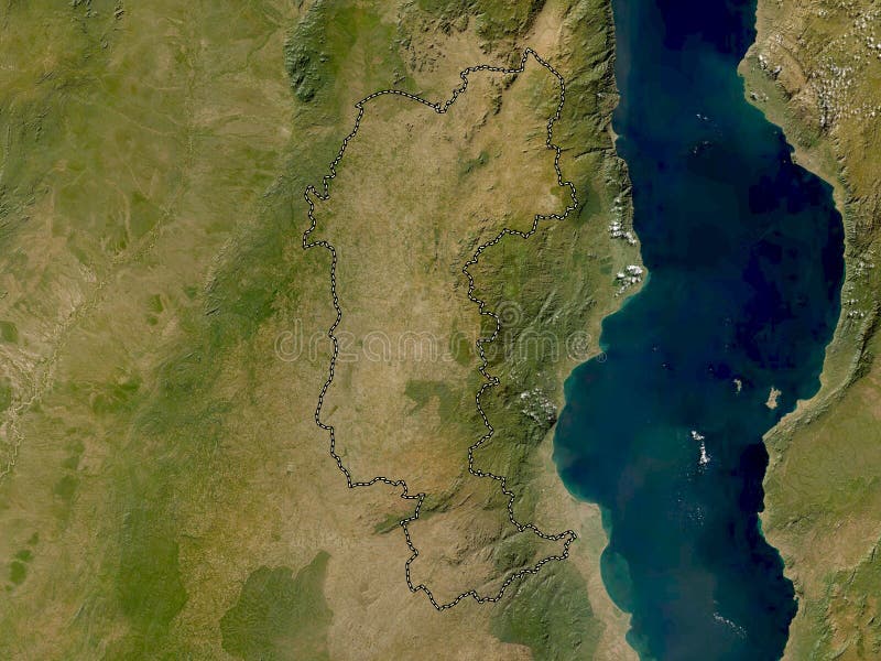 Mzimba, Malawi. Low-res Satellite. No Legend Stock Illustration ...