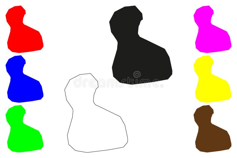 Mzuzu City (Republic of Malawi) Map Vector Illustration, Scribble ...