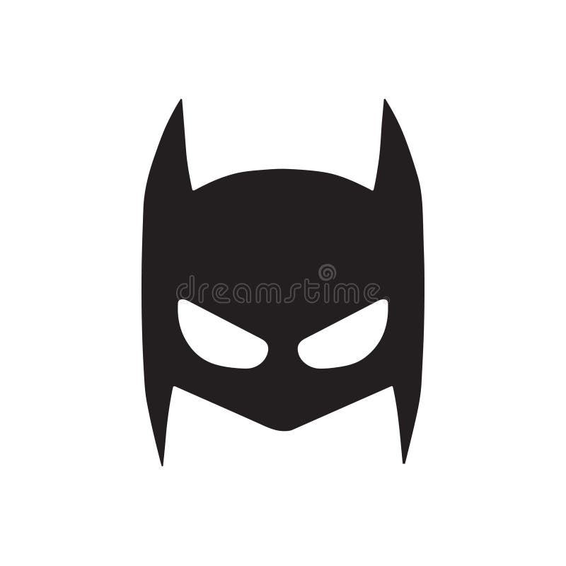 Máscara Del Vector Del Super Héroe Ojos Grandes Ilustración Del Vector
