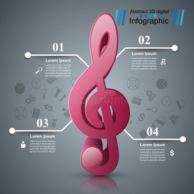 Música Infographic Icono De La Clave De Sol Observe El Icono ... Música Infographic Icono De La Clave De Sol Observe El Icono ...