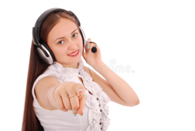 Música Que Escucha Del Adolescente Bonito En Sus Auriculares Foto De