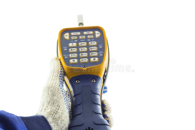 Telefontester arkivfoto. Bild av hjälpmedel, kabel, mätning - 23484642