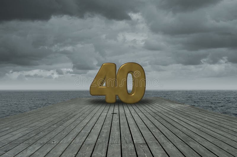 Color De La Púrpura Del Número Cuarenta Y Cinco Sobre Un Fondo Rojo ...