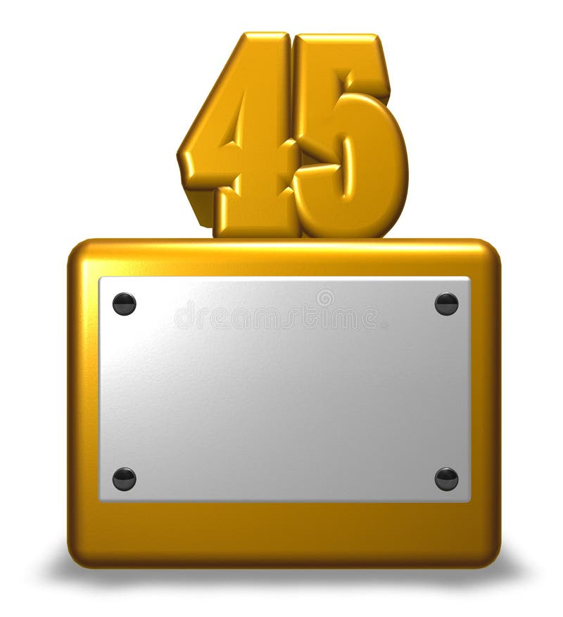 Número cuarenta stock de ilustración. Ilustración de cuarenta - 108968951