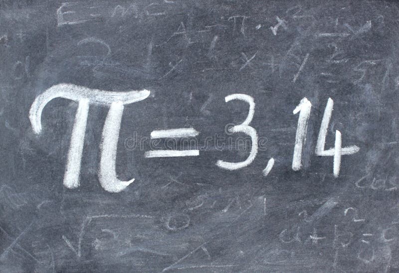 Número De Las Matemáticas: Pi Para El Fondo De La Educación Imagen de ...